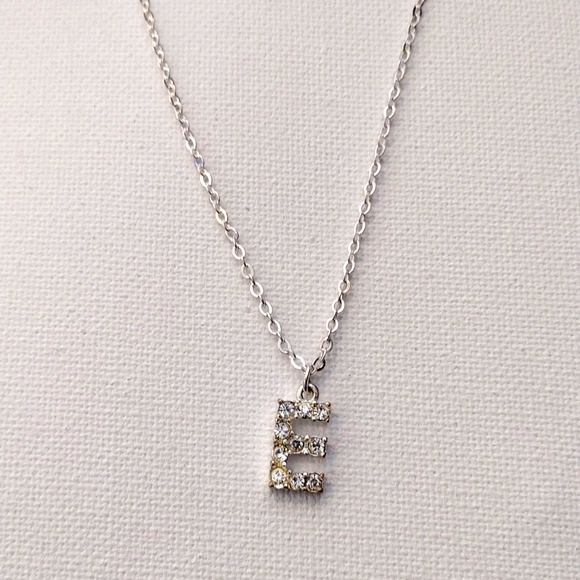 Jewelry | Beautiful Letter E Personal Initial Pendant And Chain ...